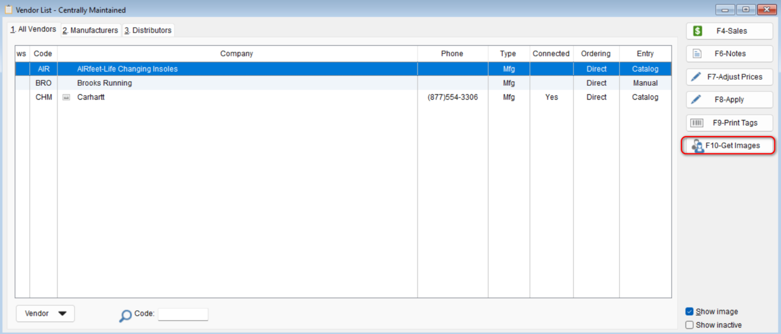 Vendor Images – TUS – Knowledgebase